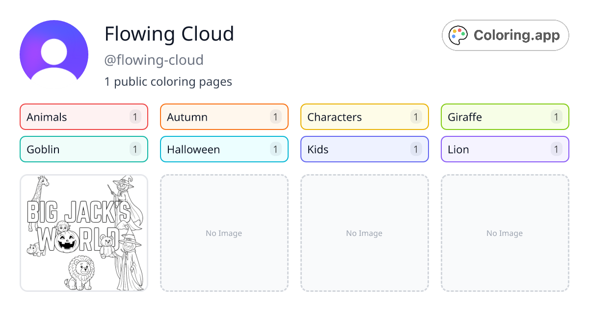 Flowing Cloud (@flowing-cloud) • Coloring.app