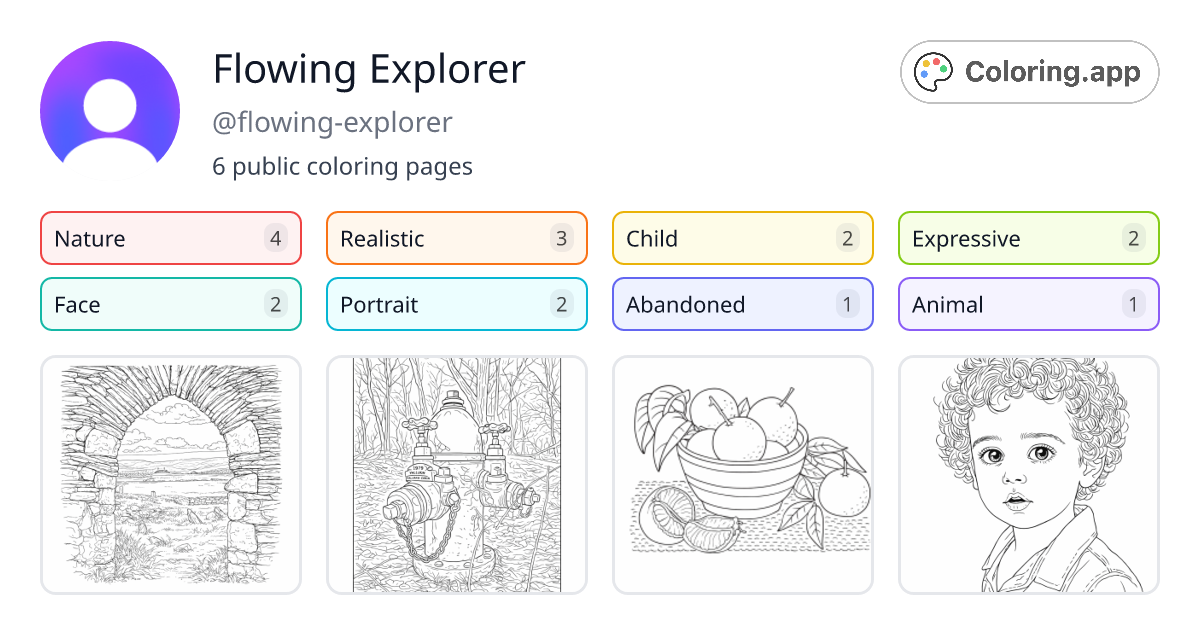 Flowing Explorer (@flowing-explorer) • Coloring.app