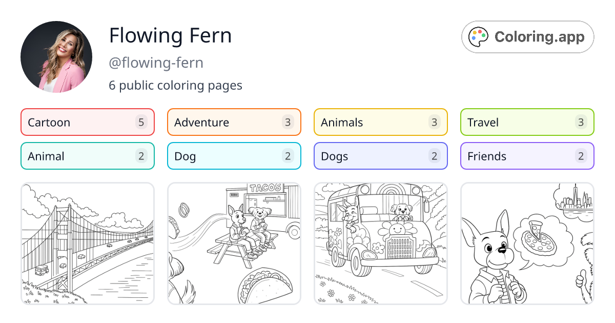 Flowing Fern (@flowing-fern) • Coloring.app