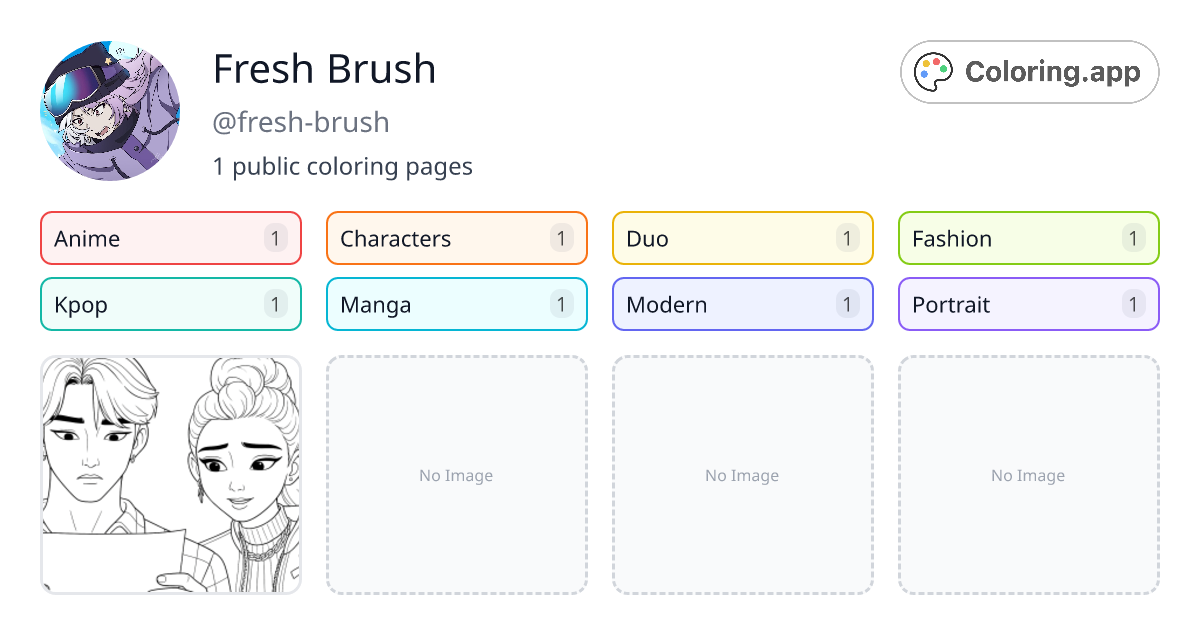 Fresh Brush (@fresh-brush) • Coloring.app