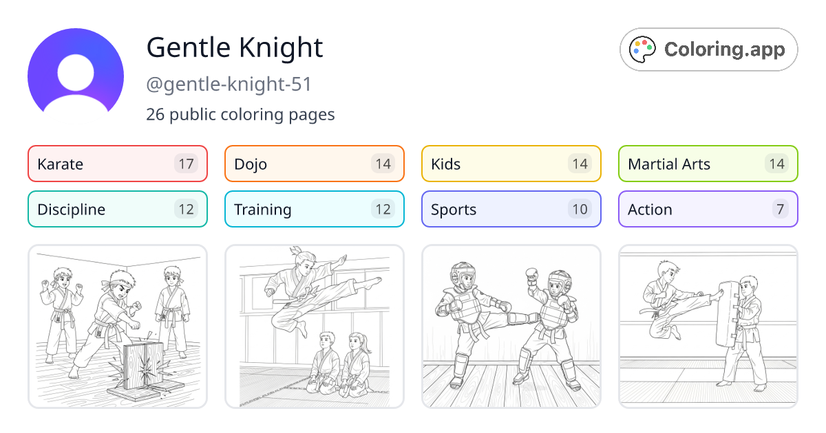 Gentle Knight (@gentle-knight-51) • Coloring.app