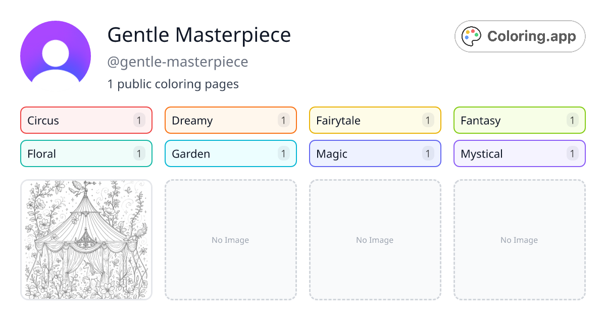 Gentle Masterpiece (@gentle-masterpiece) • Coloring.app