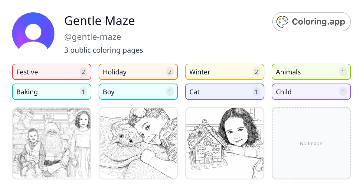Gentle Maze (@gentle-maze) • Coloring.app