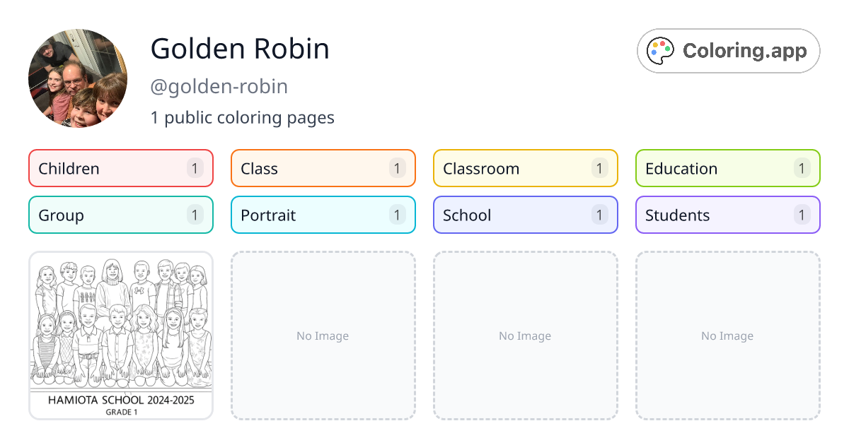 Golden Robin (@golden-robin) • Coloring.app