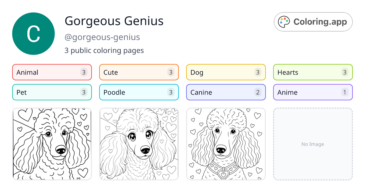 Gorgeous Genius Gorgeous Genius Coloring App