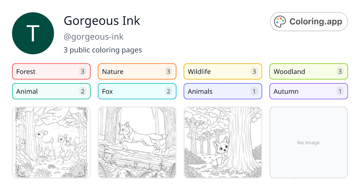 Gorgeous Ink (@gorgeous-ink) • Coloring.app