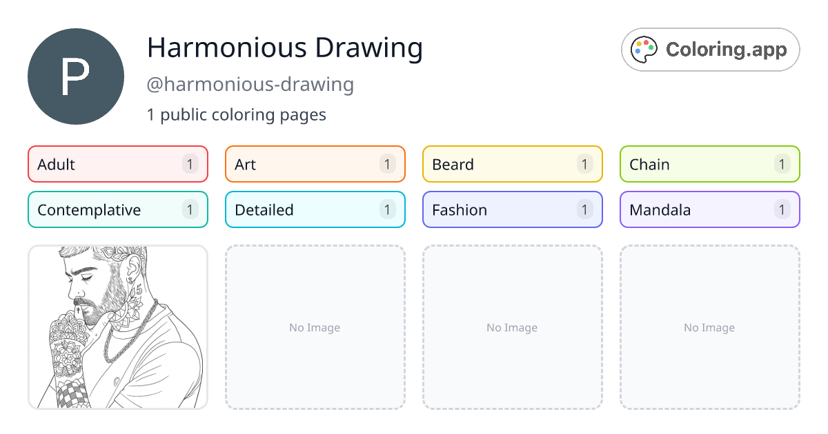 Harmonious Drawing (@harmonious-drawing) • Coloring.app