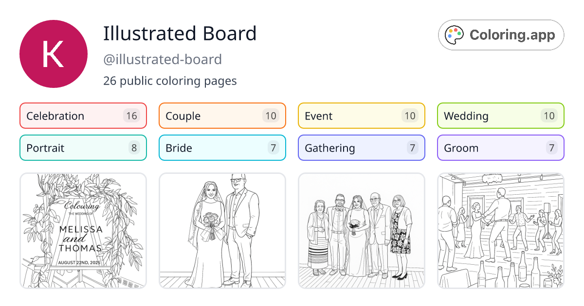 Illustrated Board (@illustrated-board) • Coloring.app