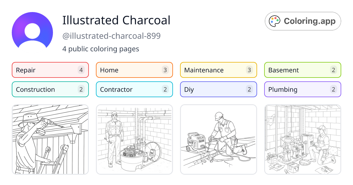 Illustrated Charcoal (@illustrated-charcoal-899) • Coloring.app