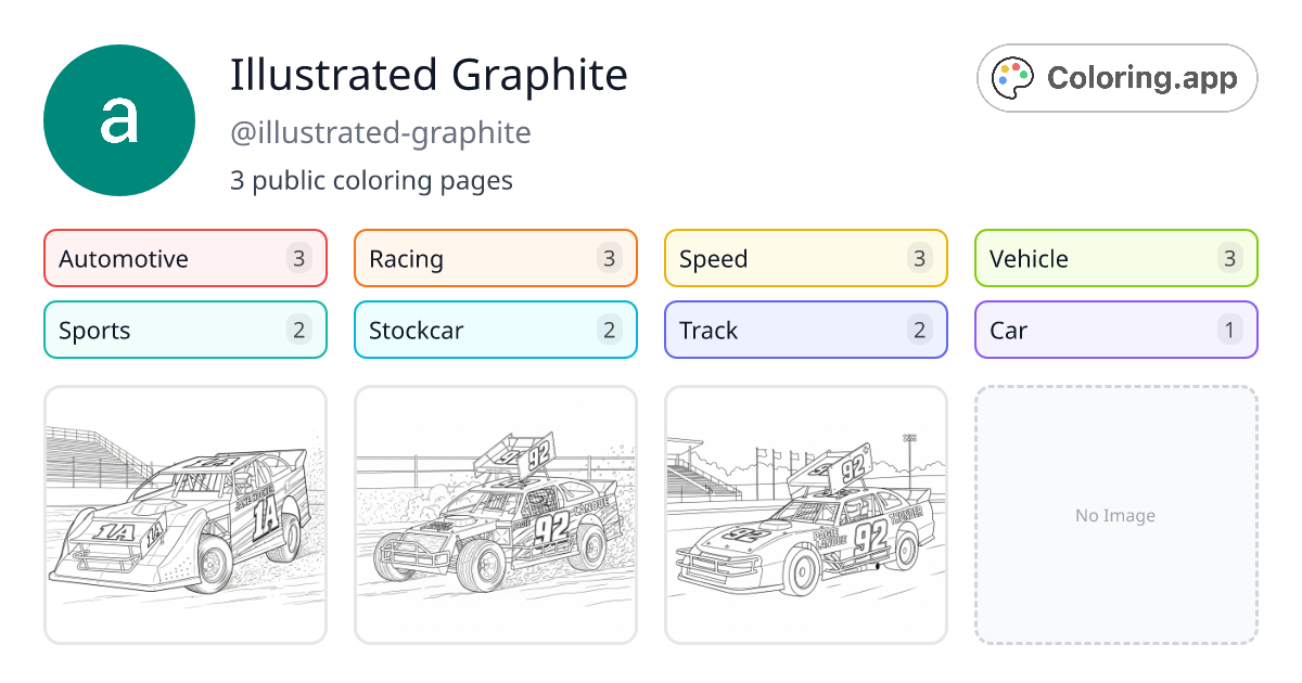 Illustrated Graphite (@illustrated-graphite) • Coloring.app