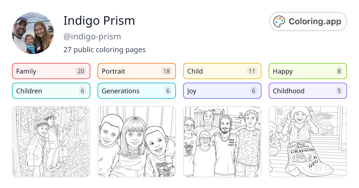 Indigo Prism (@indigo-prism) • Coloring.app