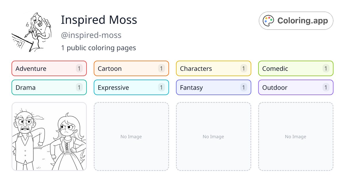 Inspired Moss (@inspired-moss) • Coloring.app