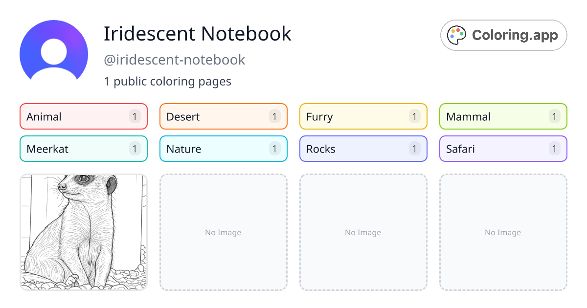 Iridescent Notebook (@iridescent-notebook) • Coloring.app