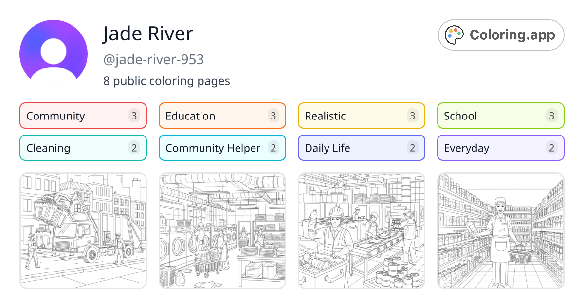 Jade River (@jade-river-953) • Coloring.app