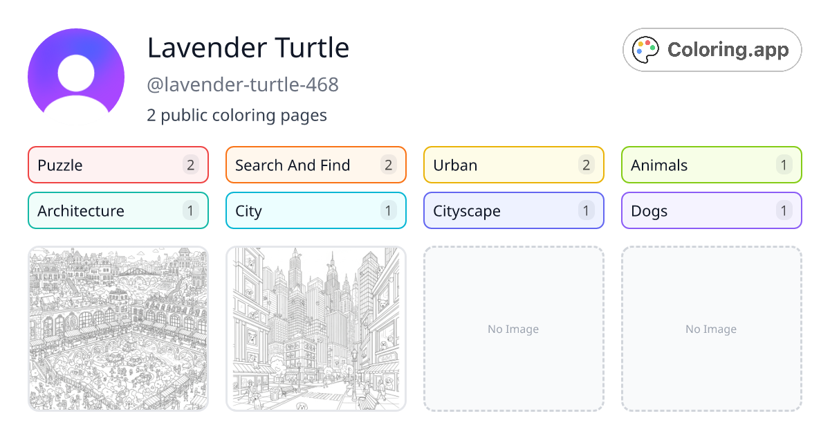 Lavender Turtle (@lavender-turtle-468) • Coloring.app