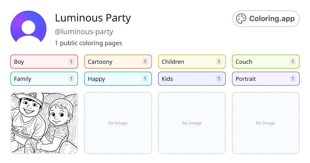 Luminous Party (@luminous-party) • Coloring.app