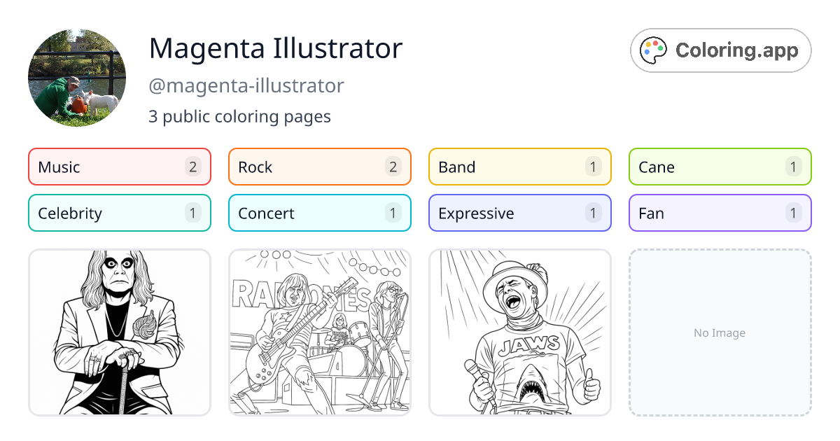 Magenta Illustrator (@magenta-illustrator) • Coloring.app