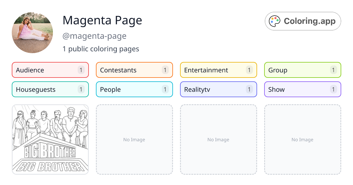 Magenta Page (@magenta-page) • Coloring.app