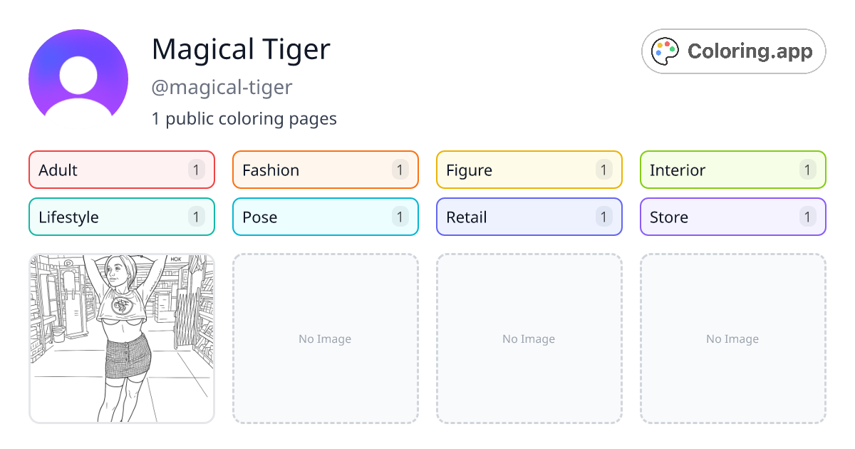 Magical Tiger (@magical-tiger) • Coloring.app