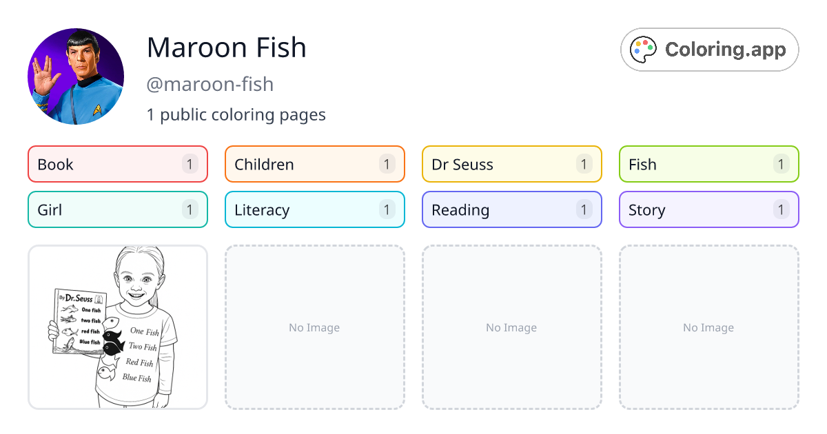 Maroon Fish (@maroon-fish) • Coloring.app