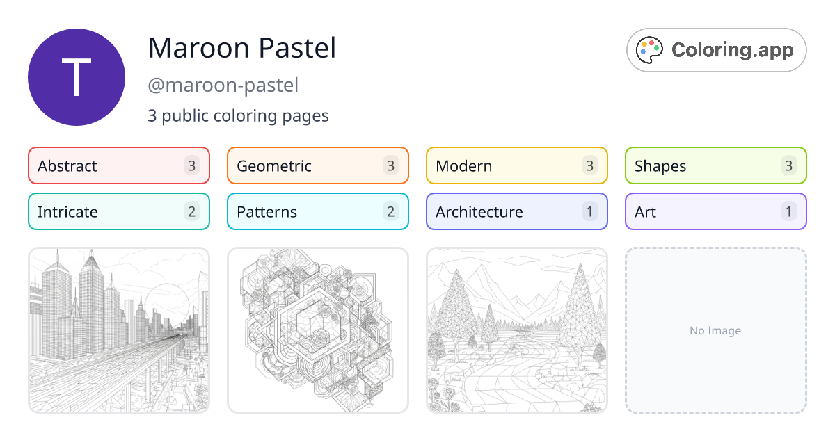 Maroon Pastel (@maroon-pastel) • Coloring.app