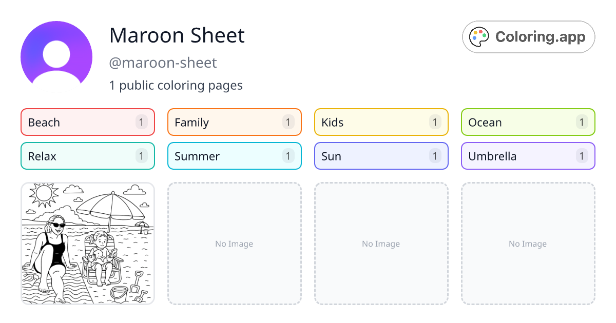 Maroon Sheet (@maroon-sheet) • Coloring.app
