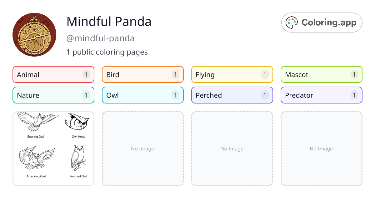 Mindful Panda (@mindful-panda) • Coloring.app