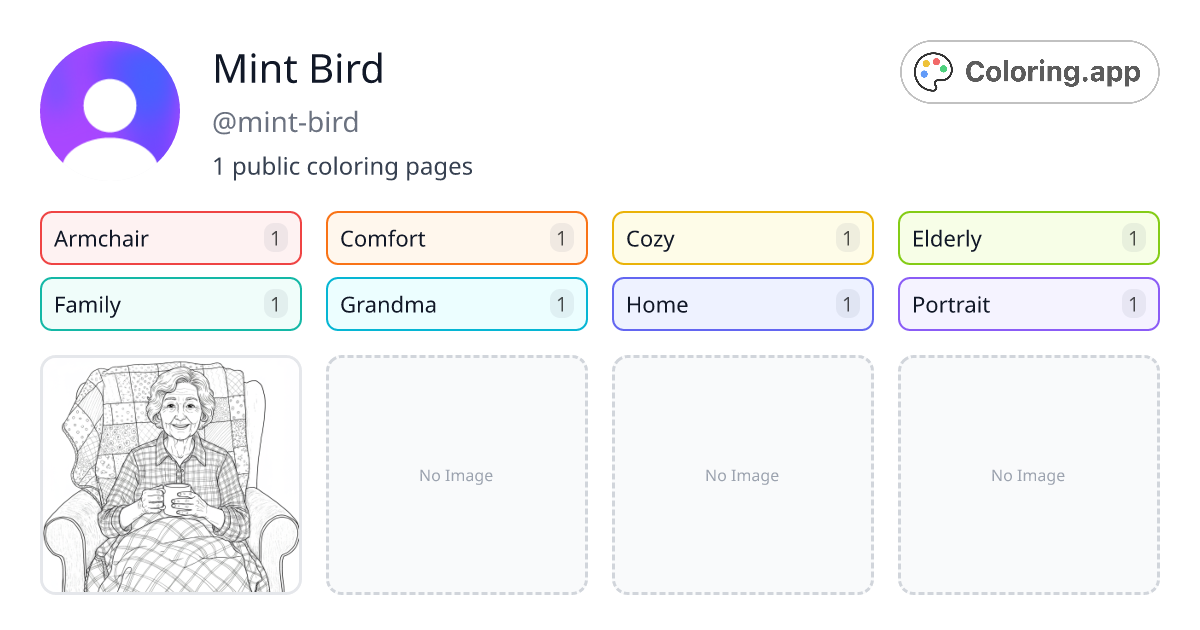 Mint Bird (@mint-bird) • Coloring.app
