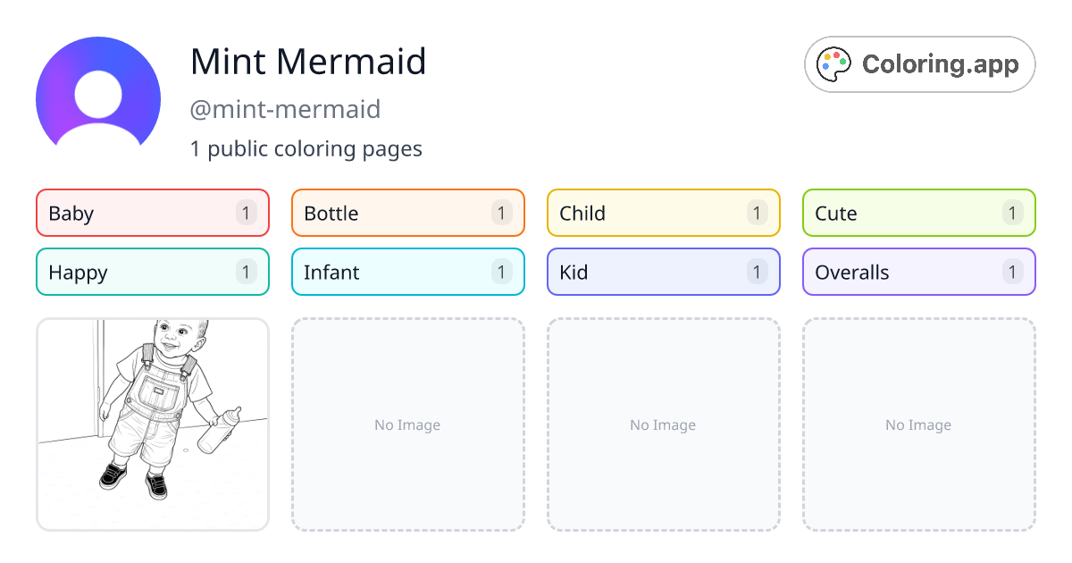 Mint Mermaid (@mint-mermaid) • Coloring.app