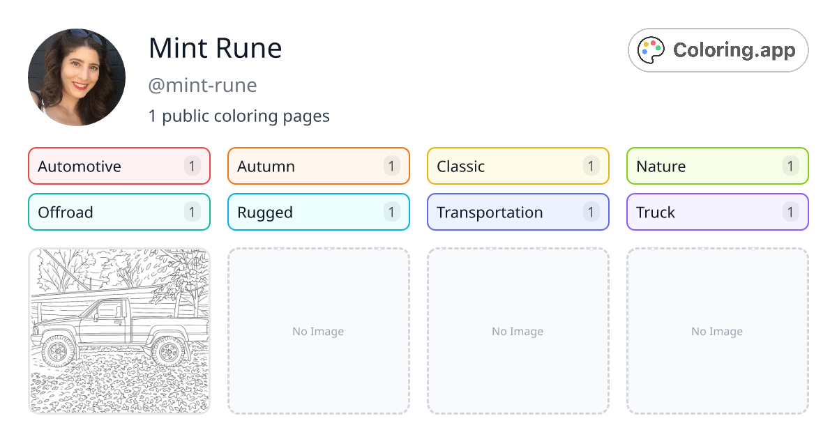 Mint Rune (@mint-rune) • Coloring.app