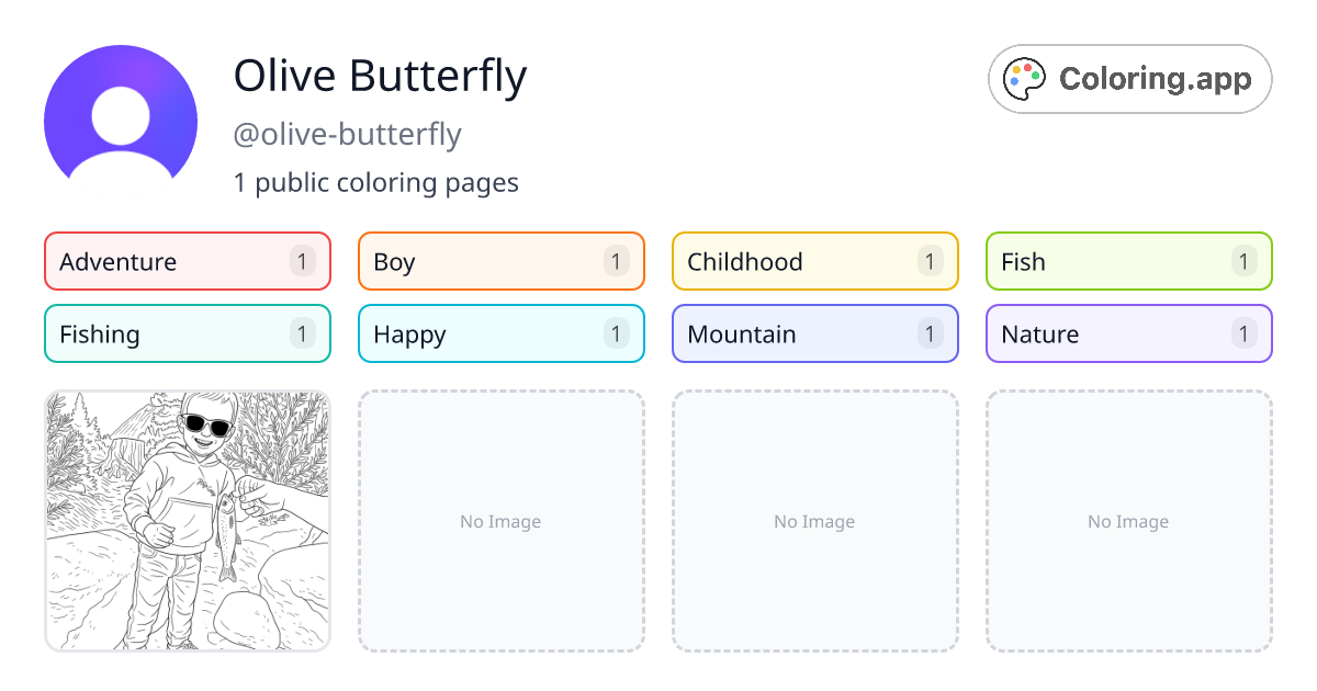 Olive Butterfly (@olive-butterfly) • Coloring.app