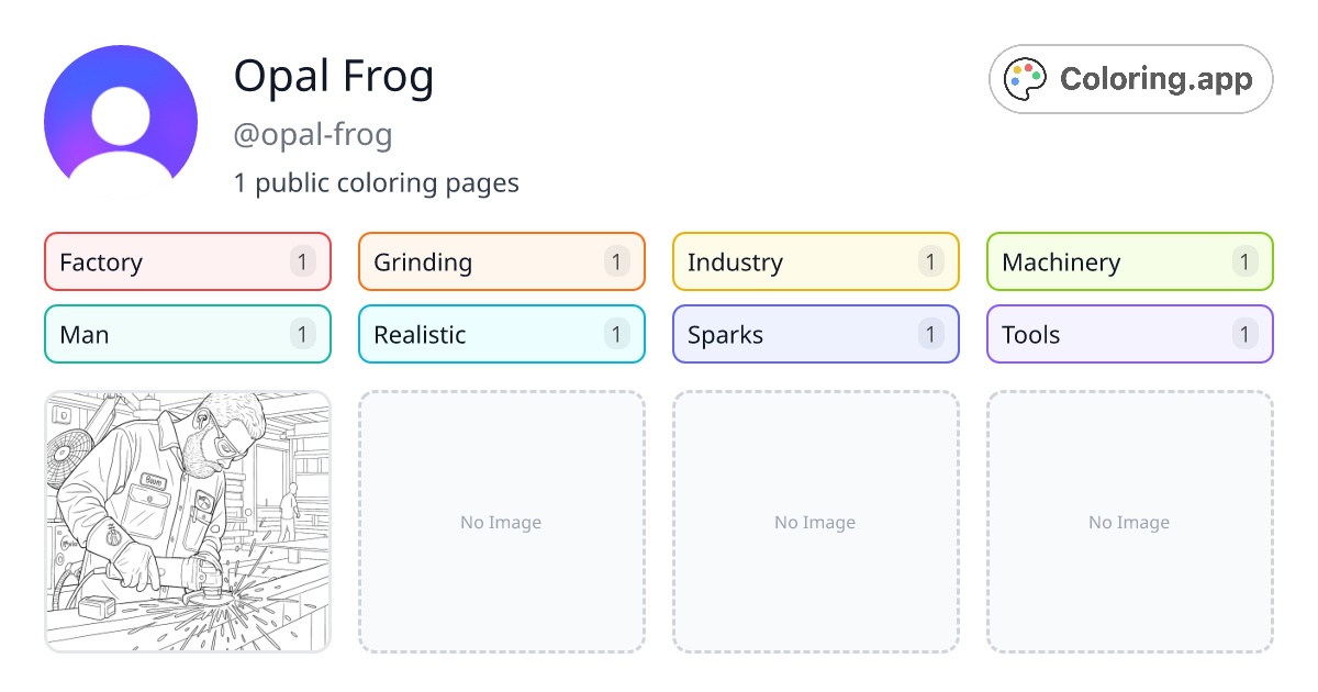 Opal Frog (@opal-frog) • Coloring.app