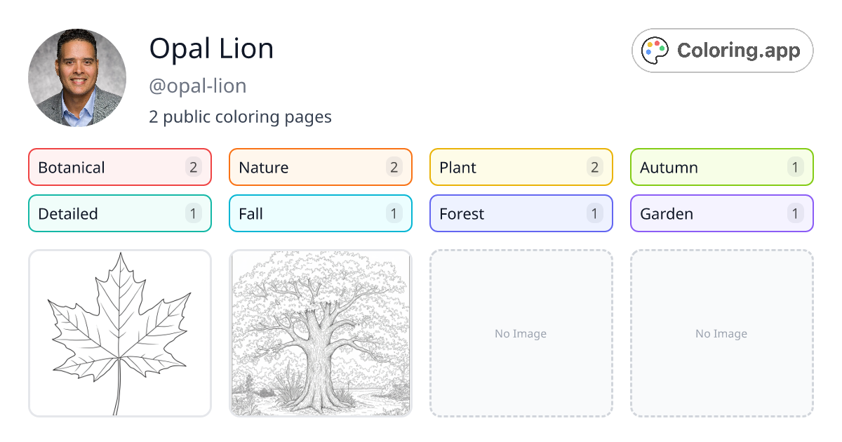 Opal Lion (@opal-lion) • Coloring.app