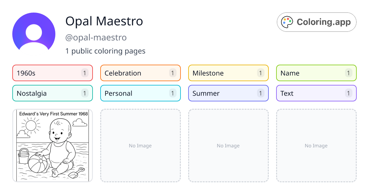 Opal Maestro (@opal-maestro) • Coloring.app