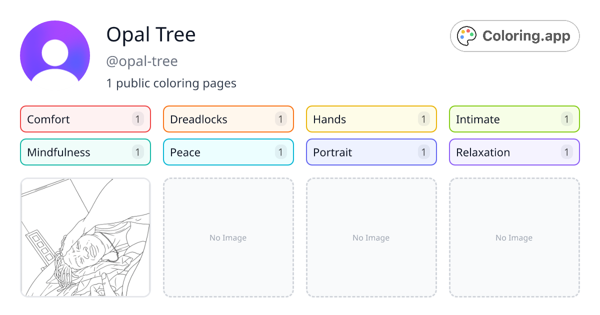 Opal Tree (@opal-tree) • Coloring.app