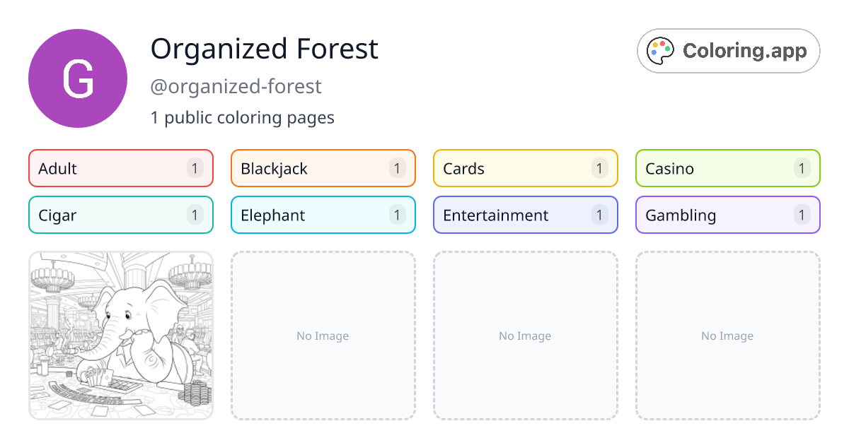 Organized Forest (@organized-forest) • Coloring.app