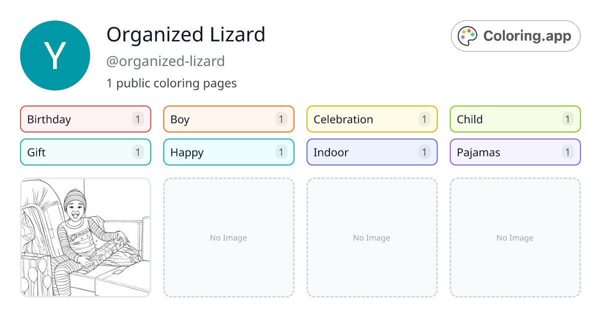 Organized Lizard (@organized-lizard) • Coloring.app