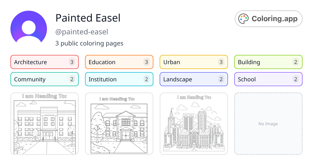 Painted Easel (@painted-easel) • Coloring.app