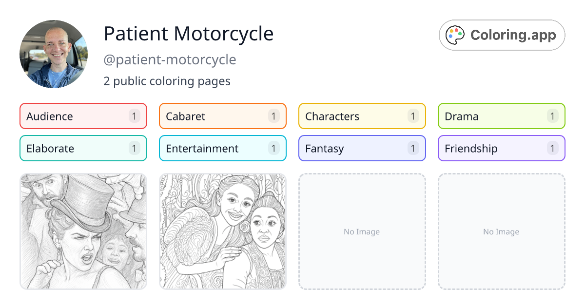 Patient Motorcycle (@patient-motorcycle) • Coloring.app