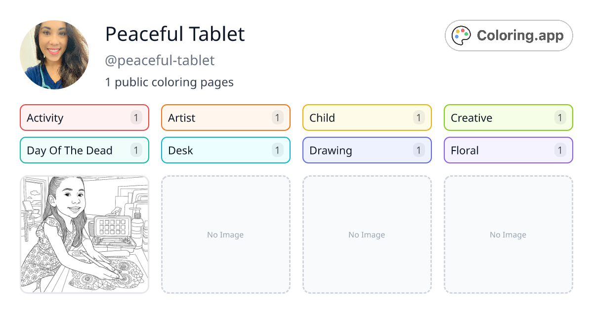 Peaceful Tablet (@peaceful-tablet) • Coloring.app