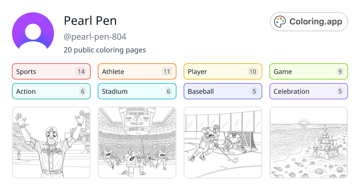 Pearl Pen (@pearl-pen-804) • Coloring.app