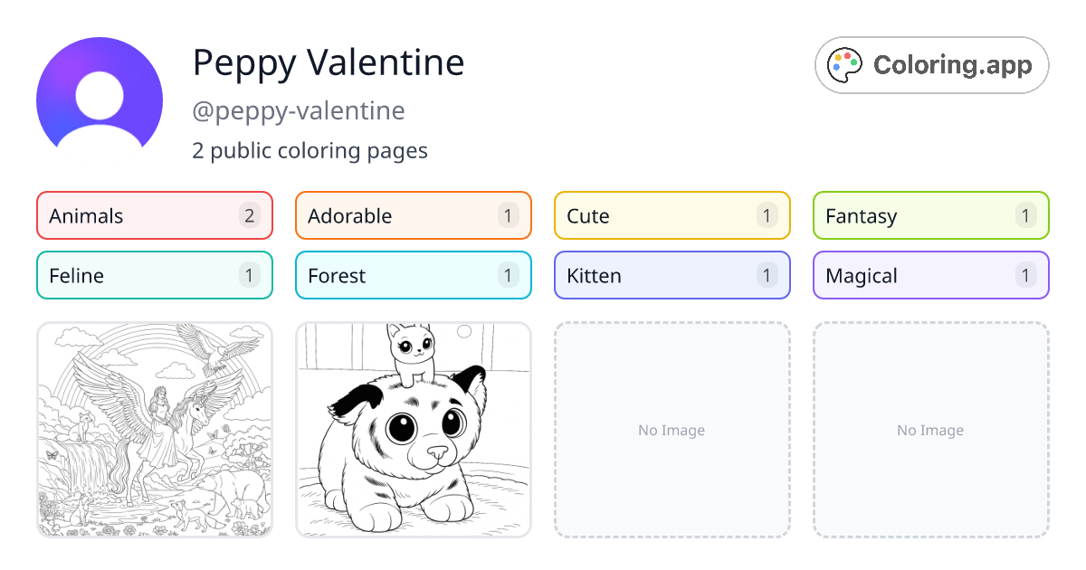 Peppy Valentine (@peppy-valentine) • Coloring.app