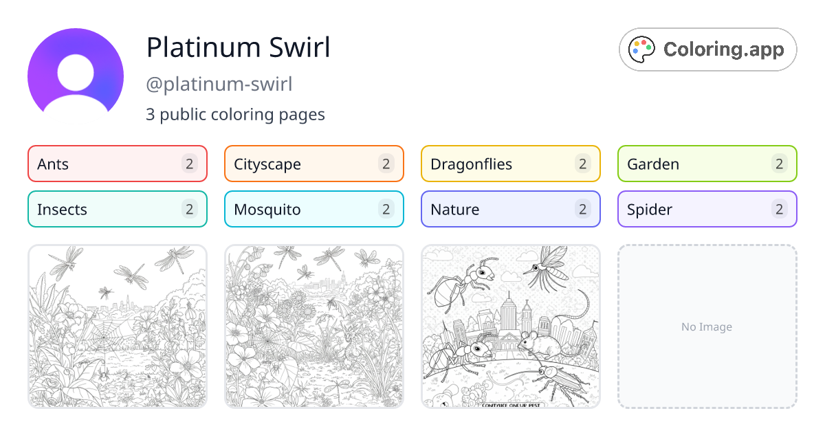 Platinum Swirl (@platinum-swirl) • Coloring.app