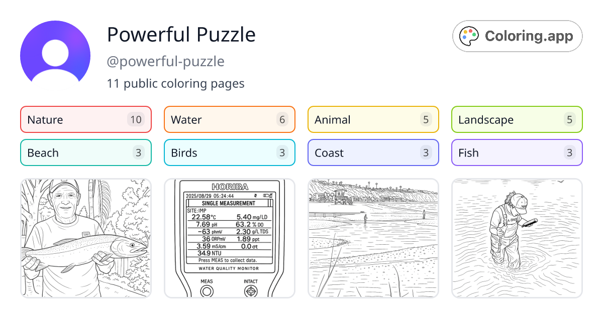 Powerful Puzzle (@powerful-puzzle) • Coloring.app