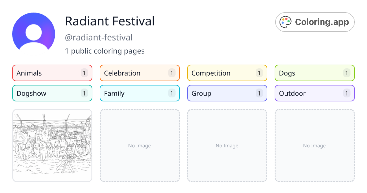 Radiant Festival (@radiant-festival) • Coloring.app