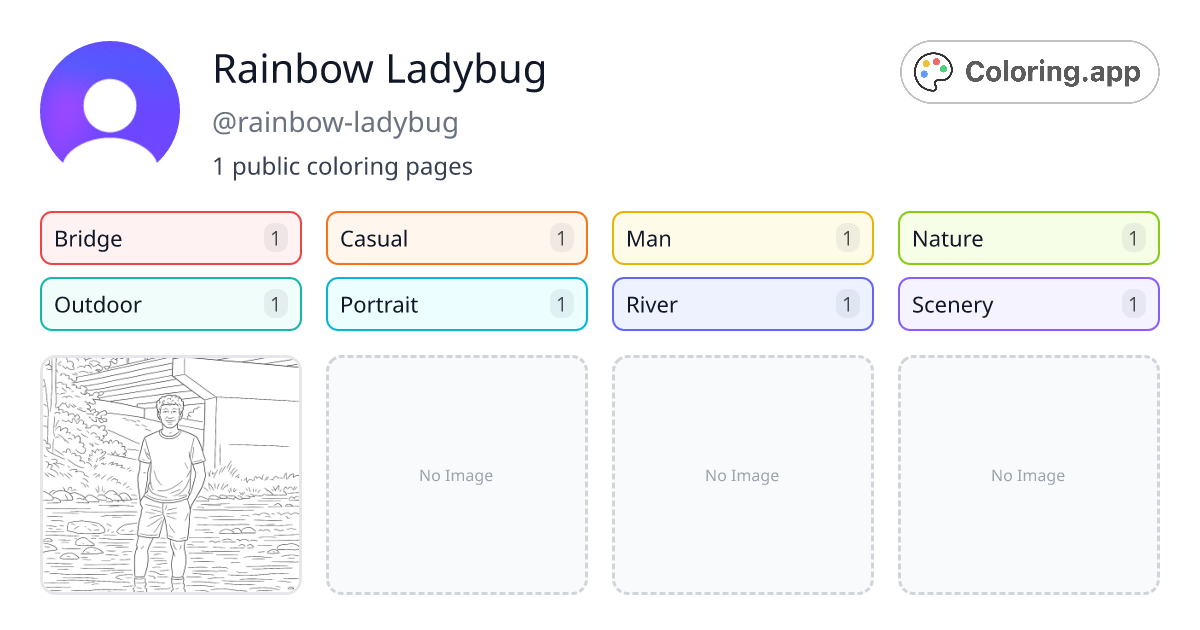 Rainbow Ladybug (@rainbow-ladybug) • Coloring.app