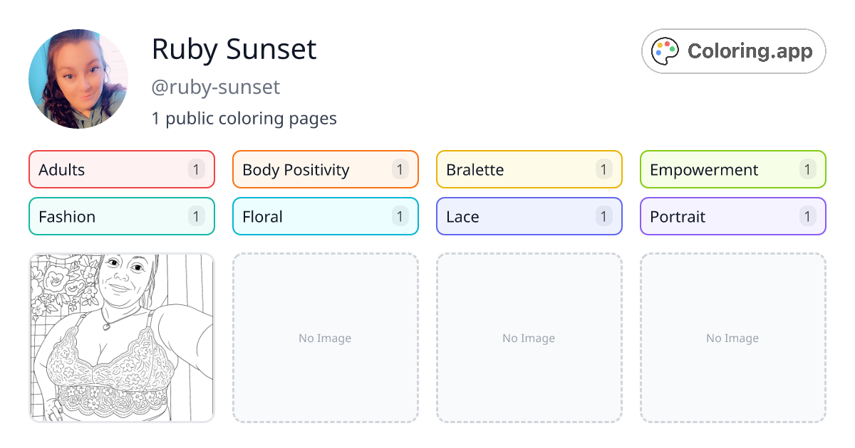 Ruby Sunset (@ruby-sunset) • Coloring.app