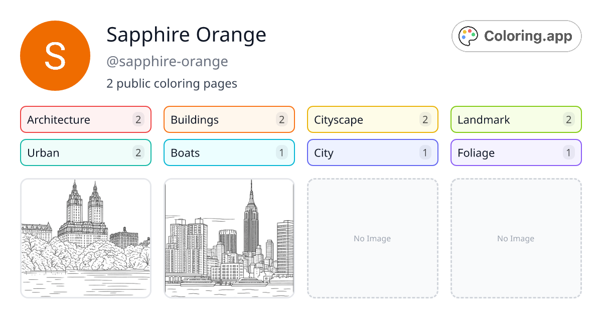 Sapphire Orange (@sapphire-orange) • Coloring.app