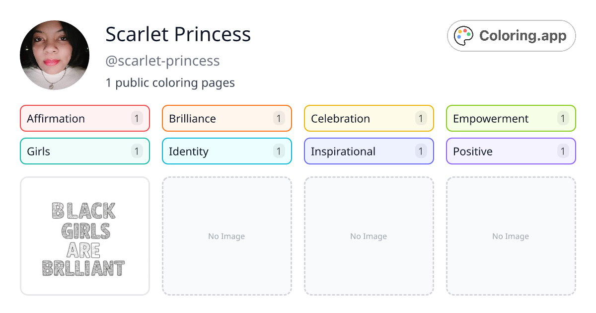 Scarlet Princess (@scarlet-princess) • Coloring.app