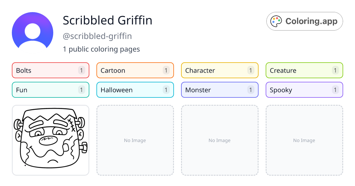 Scribbled Griffin (@scribbled-griffin) • Coloring.app